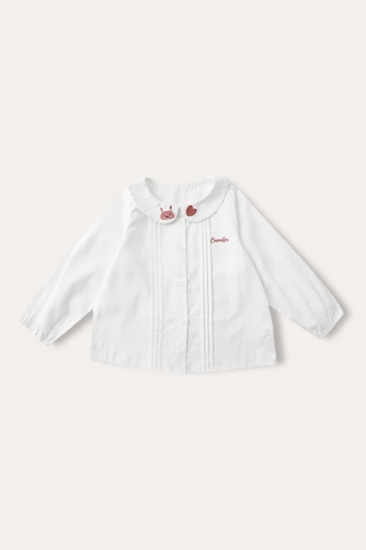 Bunny Heart Shirt | Beige – Minimo Bebe